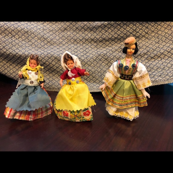 Other | Vintage Miniature Dolls Set Of 3 | Poshmark